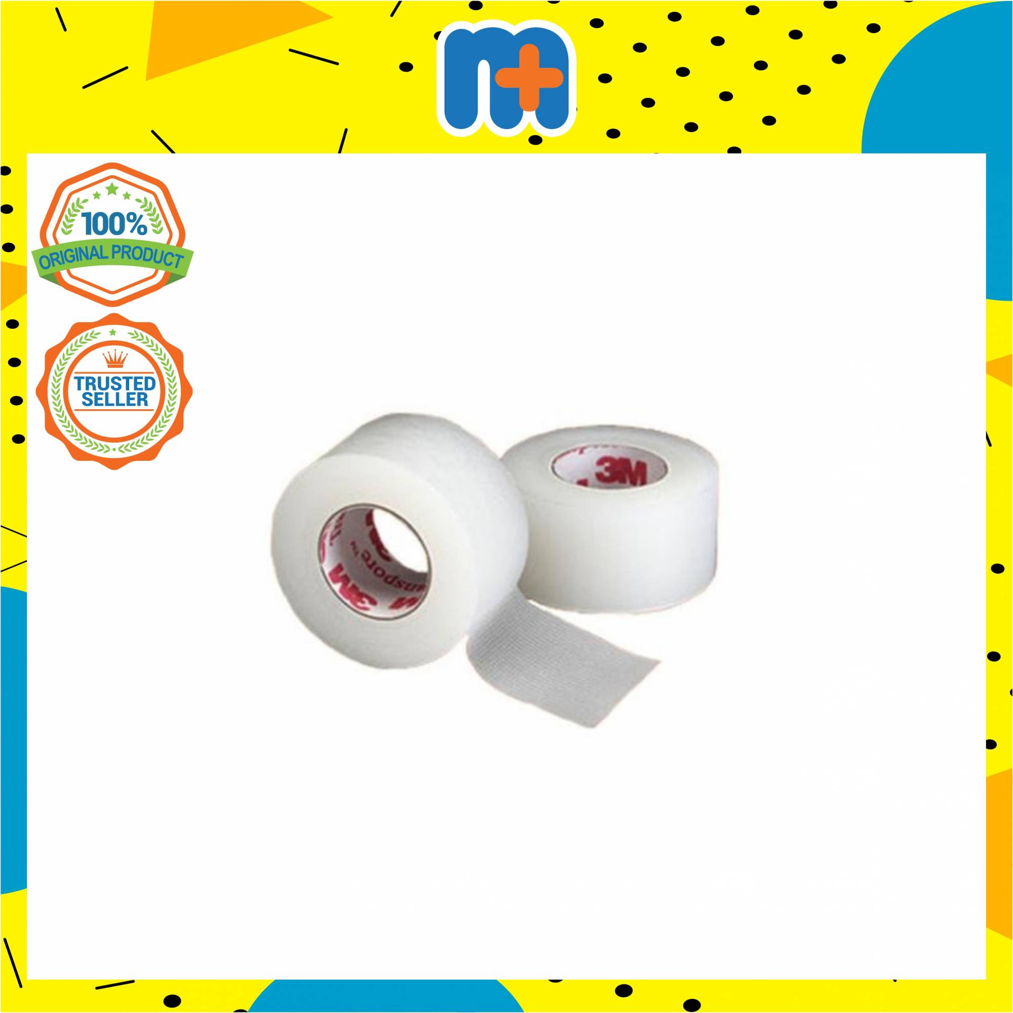 [MPLUS] 3M Transpore Surgical Tape 1/2